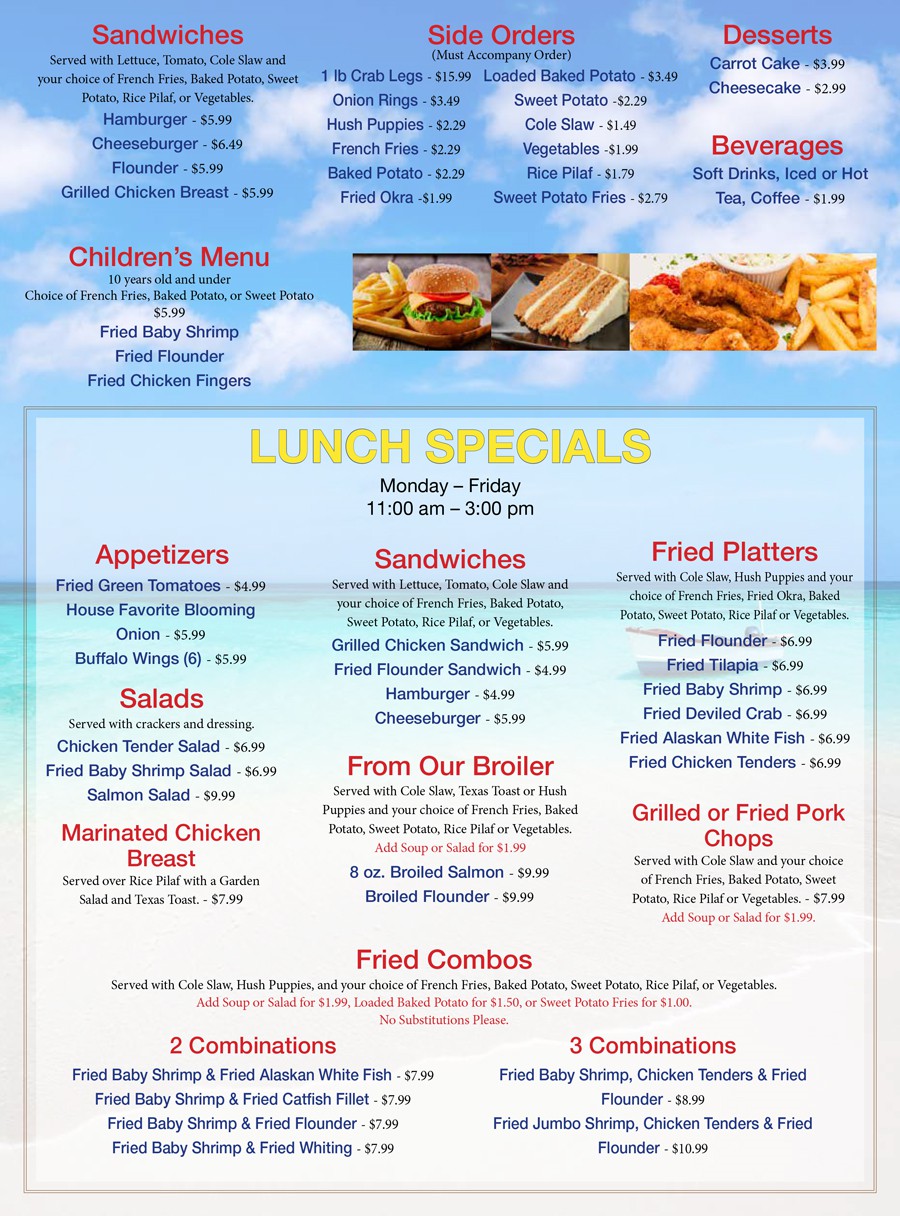 Ocean View Seafood - 100 Knox Abbott Drive