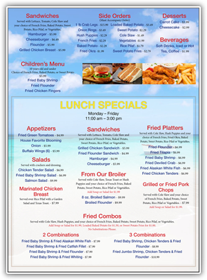 Ocean View Seafood - 100 Knox Abbott Drive